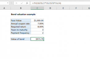 Excel PRICE function | Exceljet